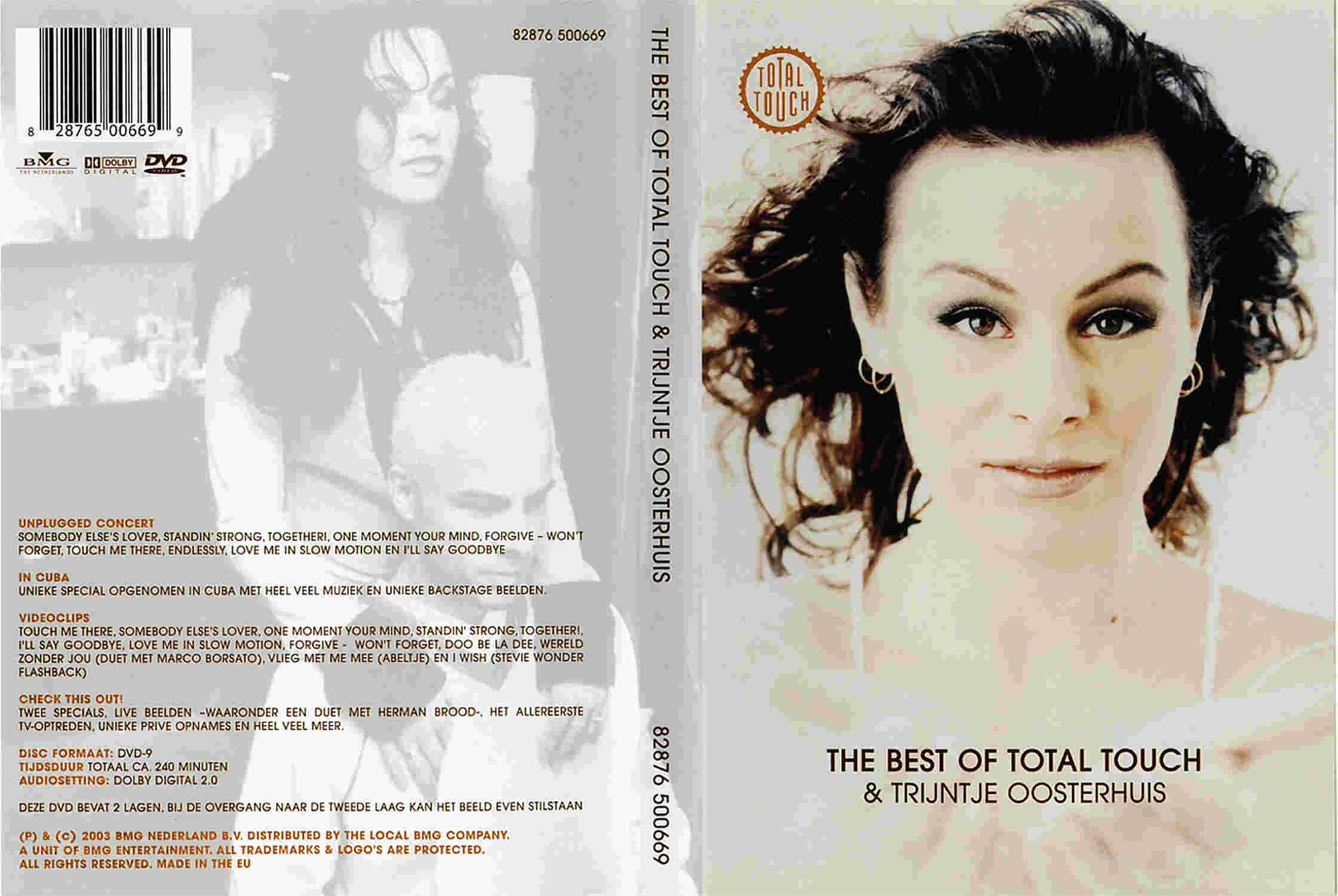 Total Touch and Trijntje Oosterhuis The Best Of Total Touch : Front ...